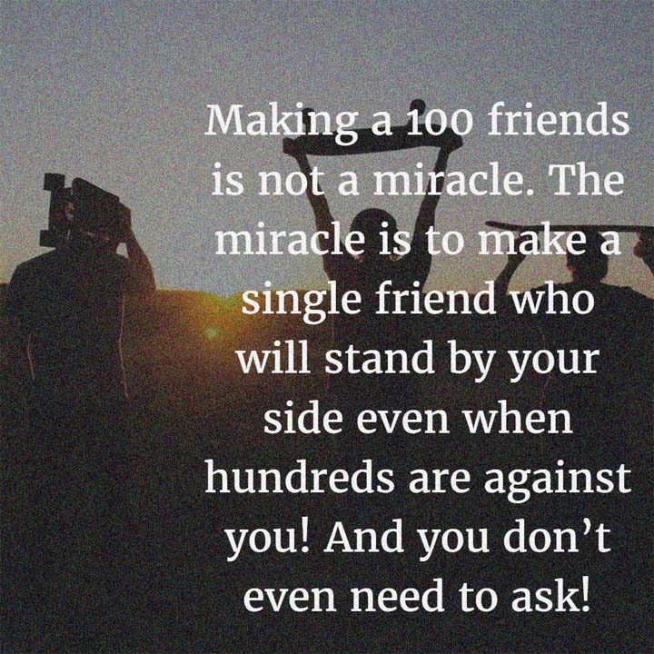 Making a Hundred Friends Is Not a Miracle – My Incredible Website